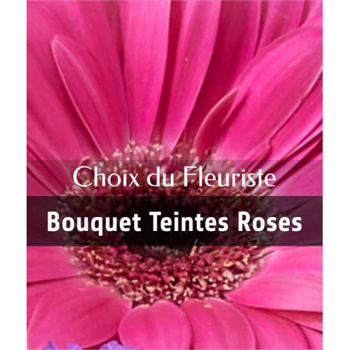 Choix du fleuriste - Bouquet teintes roses (WFN® - WFN10309 ...