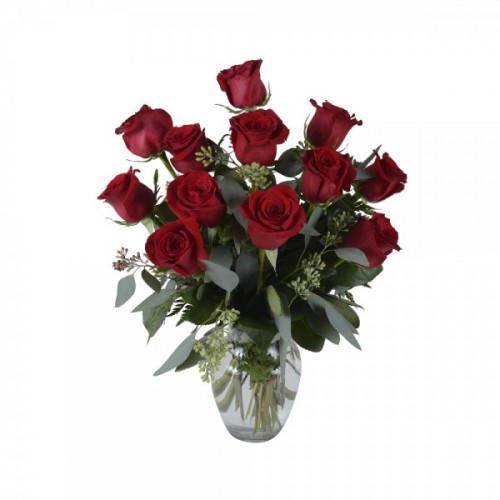 Le bouquet de 12 roses rouges (WFN® - WFN10237) LeFleuriste.com™